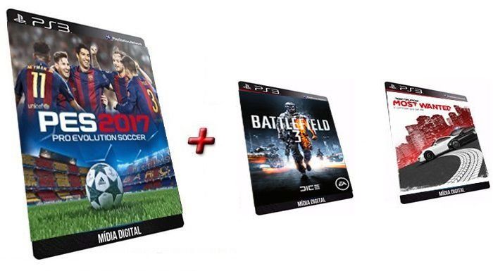 Pes 2017 com BONUS Ps3 Digital Psn - Pré Venda Loja Oficial - ADRIANAGAMES