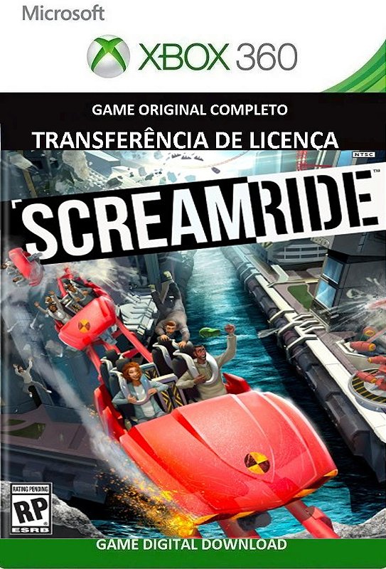 ScreamRide Xbox 360 Jogo Original Licença Digital - ADRIANAGAMES