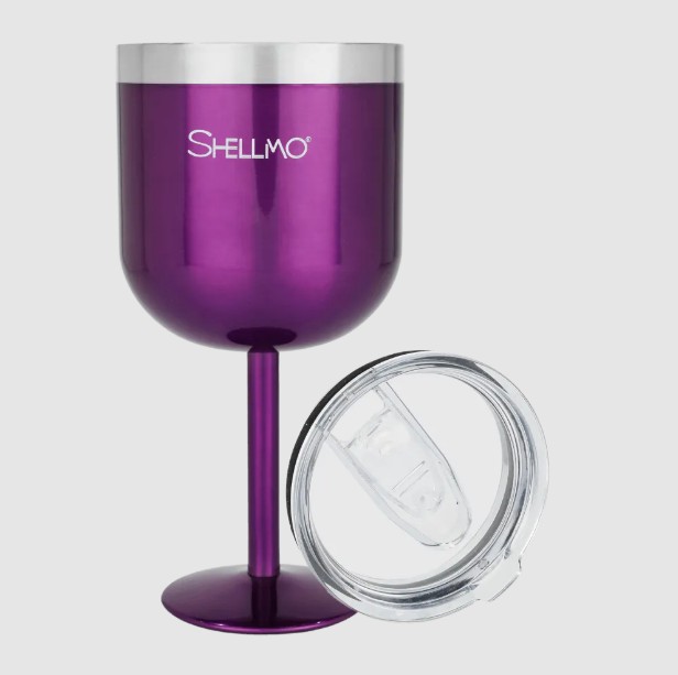 Taça Térmica Shellmo 530ml Roxo Purpura - Ciclone Magazine - Tudo para você
