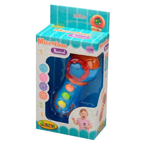 Microfone Musical Coloria - Ciclone Magazine - Tudo para você