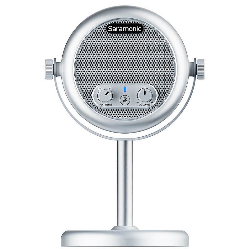 Microfone de Mesa Condensador Omnidirecional USB - TURBO MUSIC LOJA OFICIAL