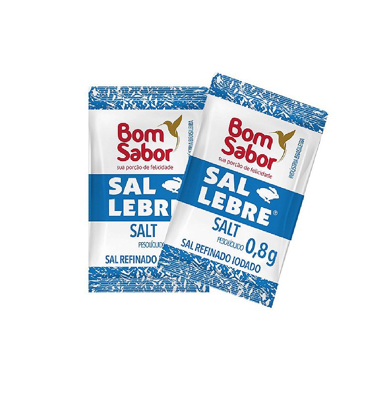 Sal Sachê Bom Sabor 2000 unids - embalagens descartáveis em geral ...