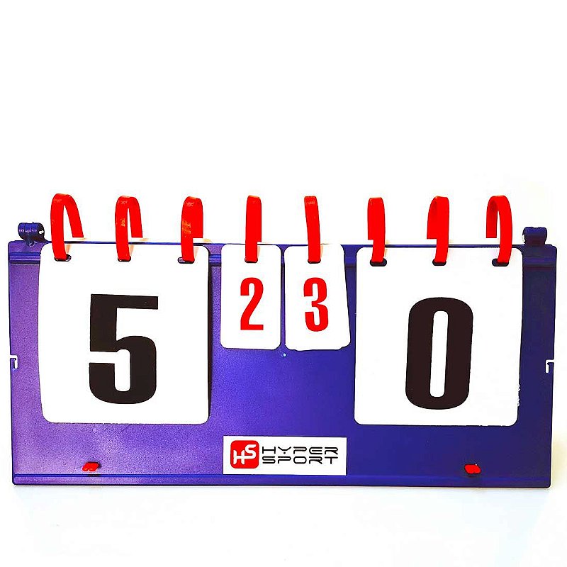 Placar de Mesa Hyper 5 sets e 31 pontos Sports Portátil - Azul ...