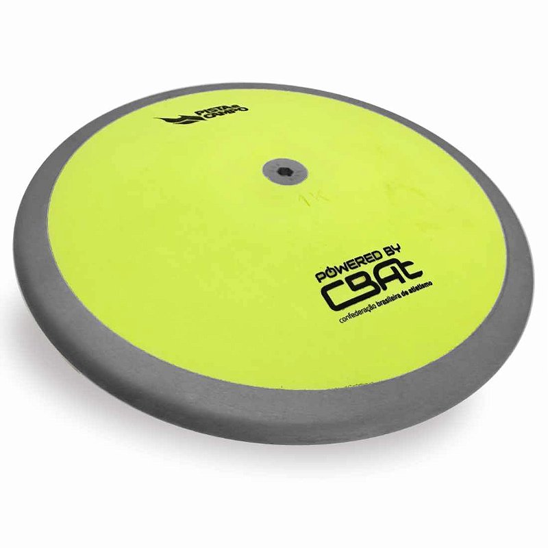 Disco de atletismo de aço e ABS 1Kg Powered by CBAt - Mercadão Dos ...