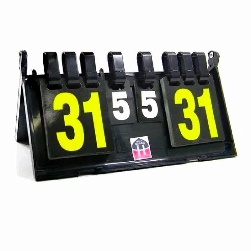 Placar de Mesa Hyper 40X22 31 PONTOS 7 SETS - PRETO - Mercadão Dos ...