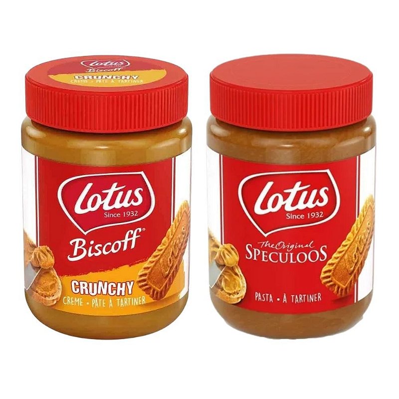 Kit Lotus Pasta de Biscoito Biscoff Cremoso e Crunchy - Emporio Campo ...