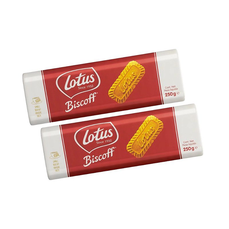Biscoitos Bolacha Belga Crocante Biscoff Lotus 250g (2 Unidades ...