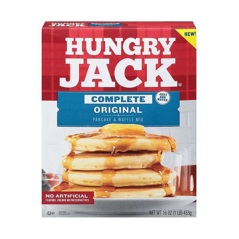 Hungry Jack Original Massa Para Panqueca e Waffle Mix 454g - Emporio ...
