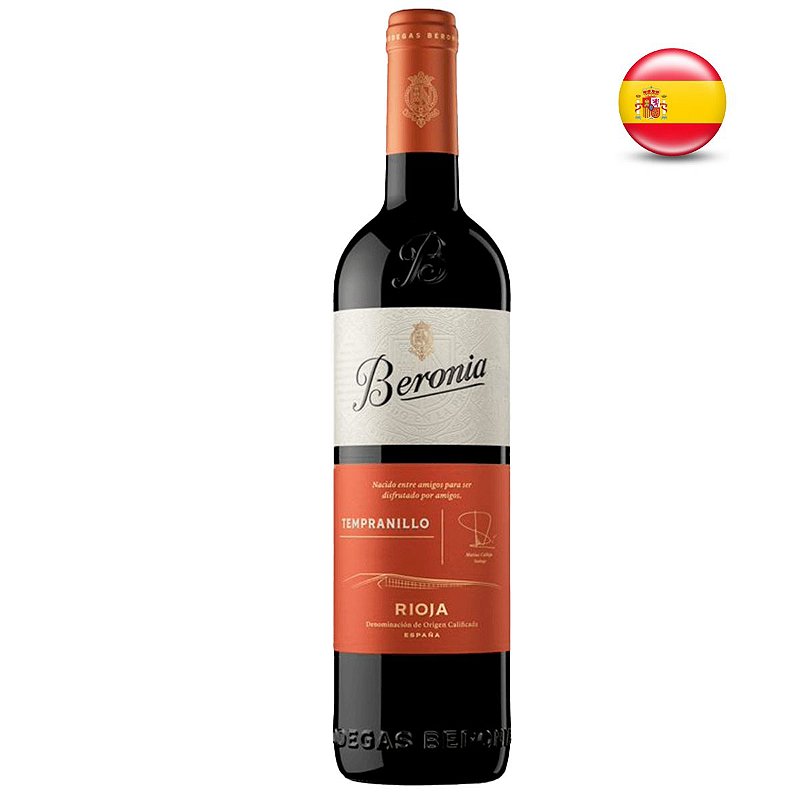 Vinho Tinto Espanhol Beronia Tempranillo Joven 750 Ml - Emporio Campo ...