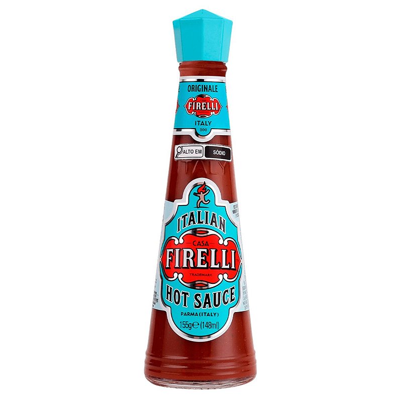 Molho de Pimenta Italiano Original Firelli 148ml - Emporio Campo Gourmet