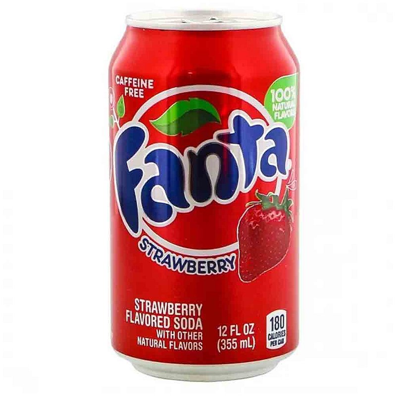 Refrigerante Fanta Strawberry Morango Importado EUA - Emporio Campo Gourmet