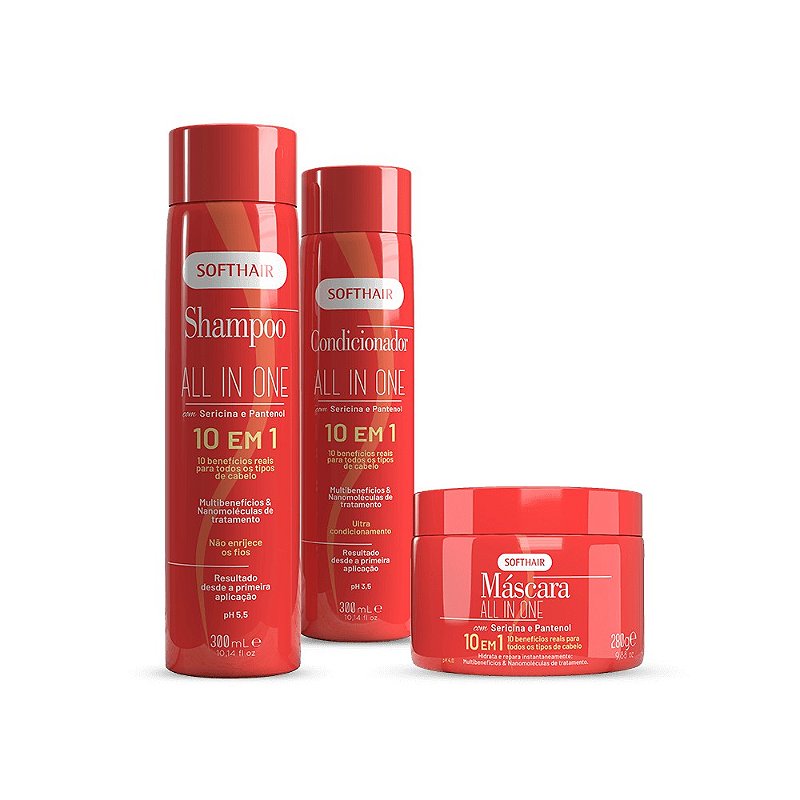 Kit Promocional All In One Soft Hair - Loja Soft Hair - Cosméticos