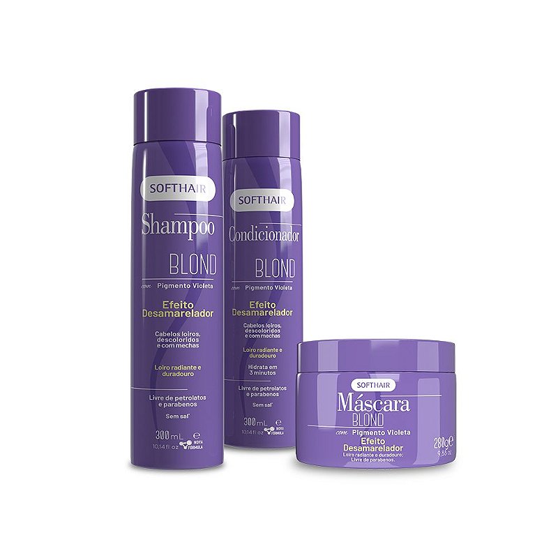 Kit Promocional Blond Soft Hair - Loja Soft Hair - Cosméticos