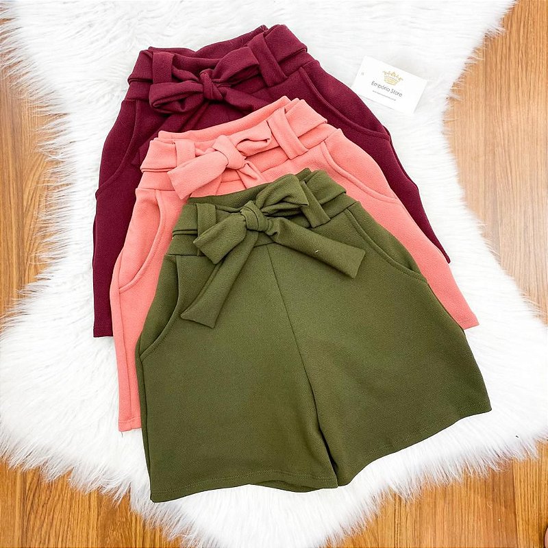 Shorts Crepe ( Diversas Cores) - Empório Store