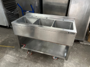 MÓDULO BAR 1150X560X850MM COM 3 CUBAS 350x340x260MM - INOX304 - MACOM ...