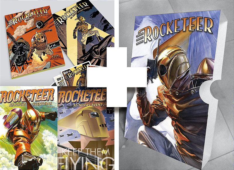 COMBO #3: Três Rocketeer + Luva - Editora Heroica