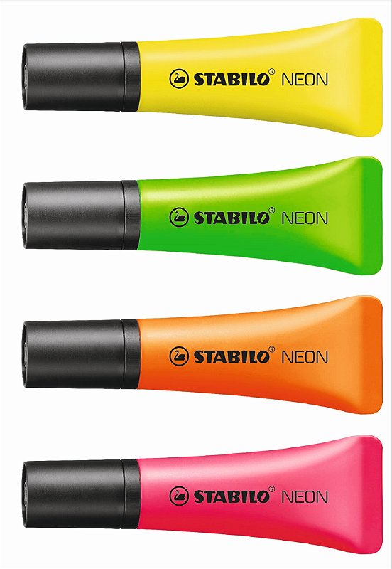 Marca Texto Stabilo Neon - PAPELANDO STORE