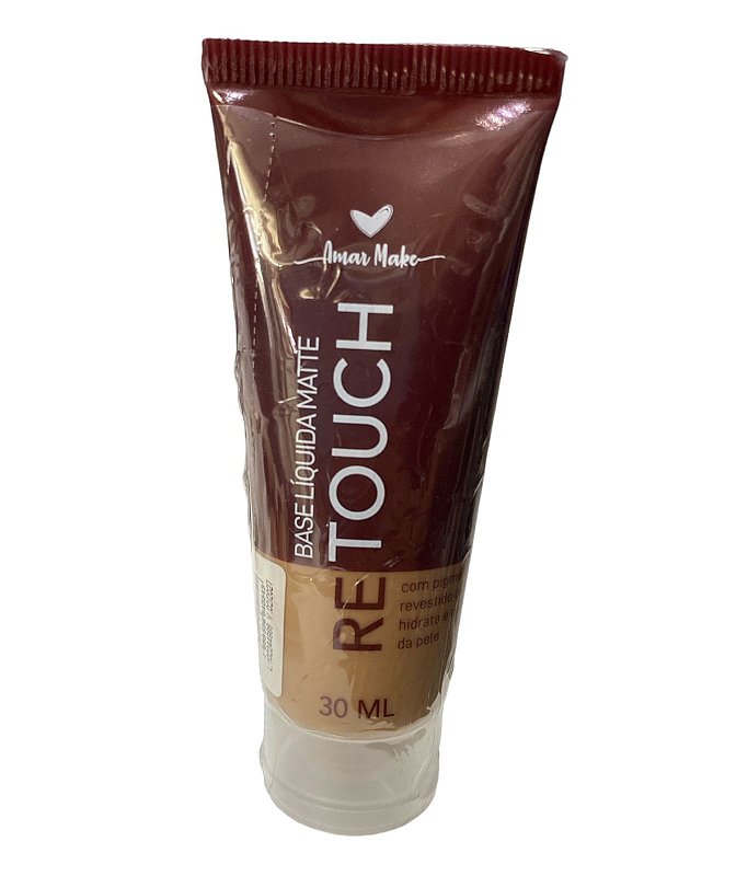 Base Liquida Matte Retouch - Amar Make Cor 04 - RR MAKES - LOJA VIRTUAL