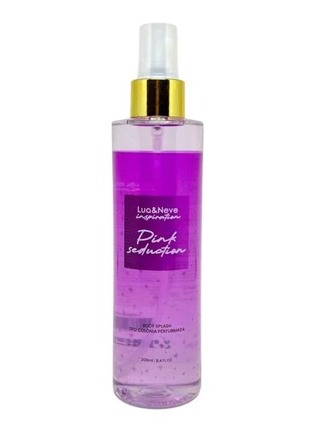 BODY SPLASH PINK SEDUCTION - LUA E NEVE - RR MAKES - LOJA VIRTUAL