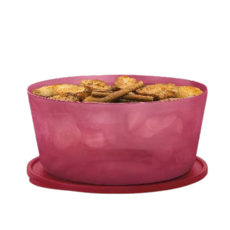 Tupperware Tigela Ilúmina 4,3 Litros Vermelho Morango - Loja Chefe ...