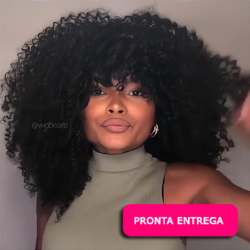 Wig Estela - 1B preto natural - Wig Beans | Perucas Lace Front Wig ...