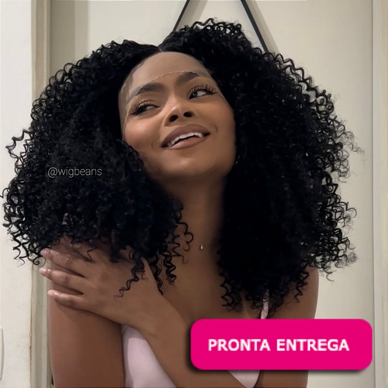 Lace Front Willow - 1B preto natural - Wig Beans | Perucas Lace Front ...