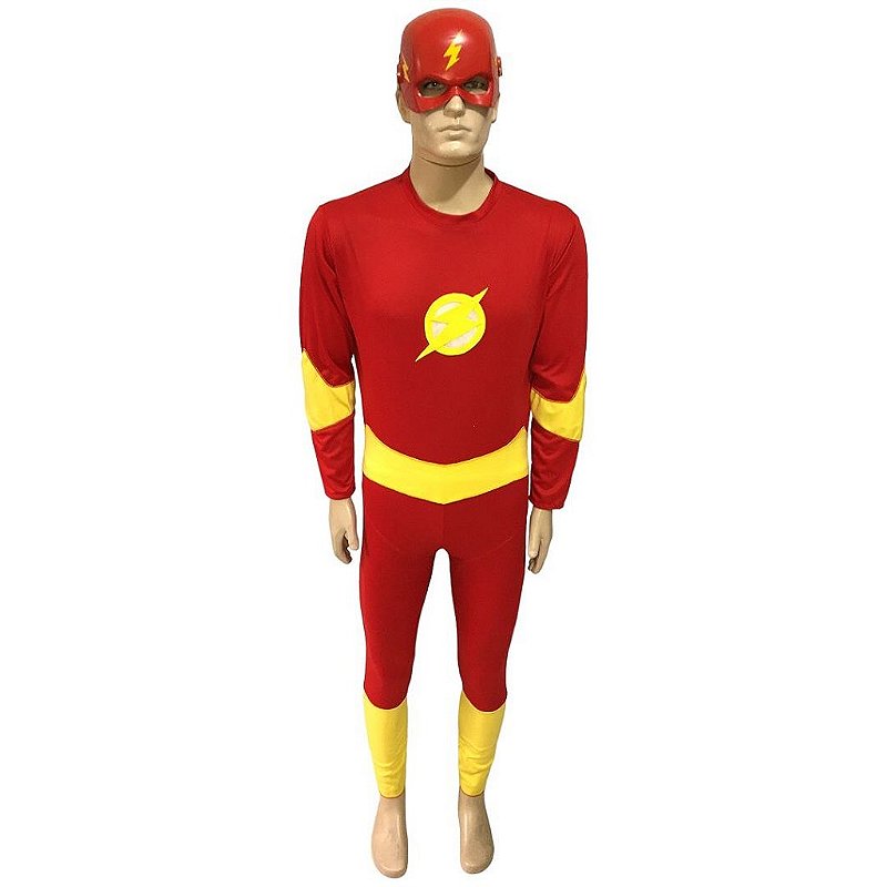 Fantasia Flash Retrô Adulto - SOMENTE ALUGUEL - Cochicho Fantasias