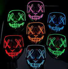 Máscara The Purge LED - Cochicho Fantasias