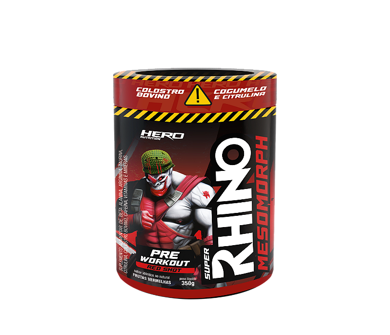 Super Rhino Mesomorph - Pre Workout - Hero Nutrition - Biomax ...