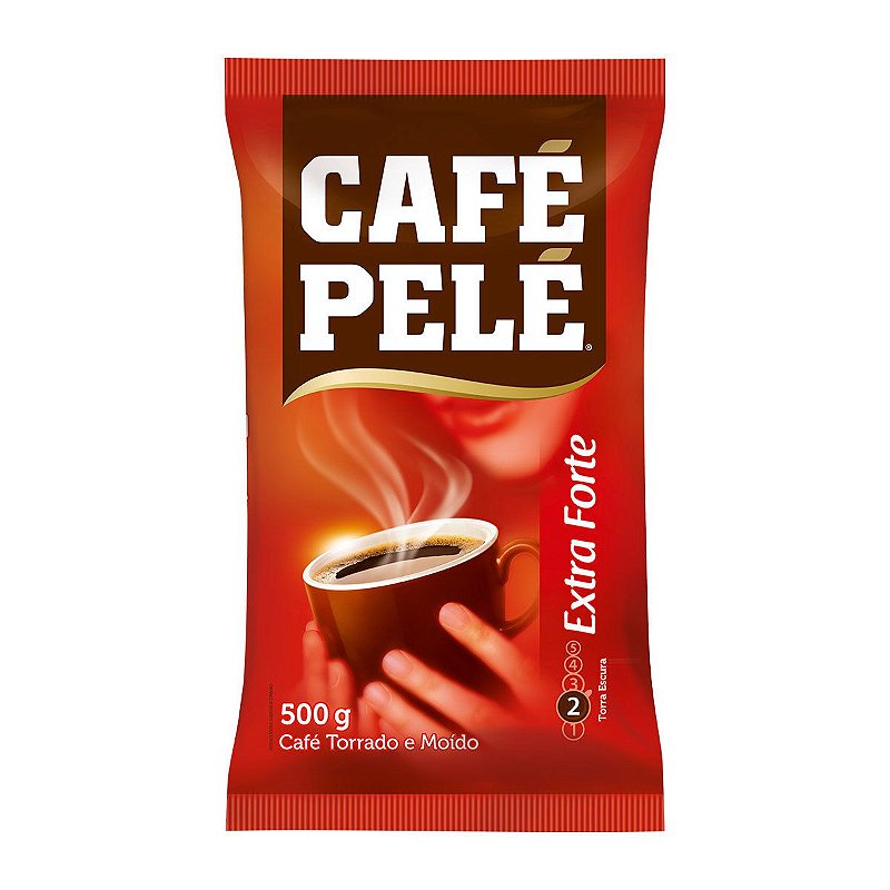 Café Pelé em Pó Extra Forte 500g - Atacarejo AG