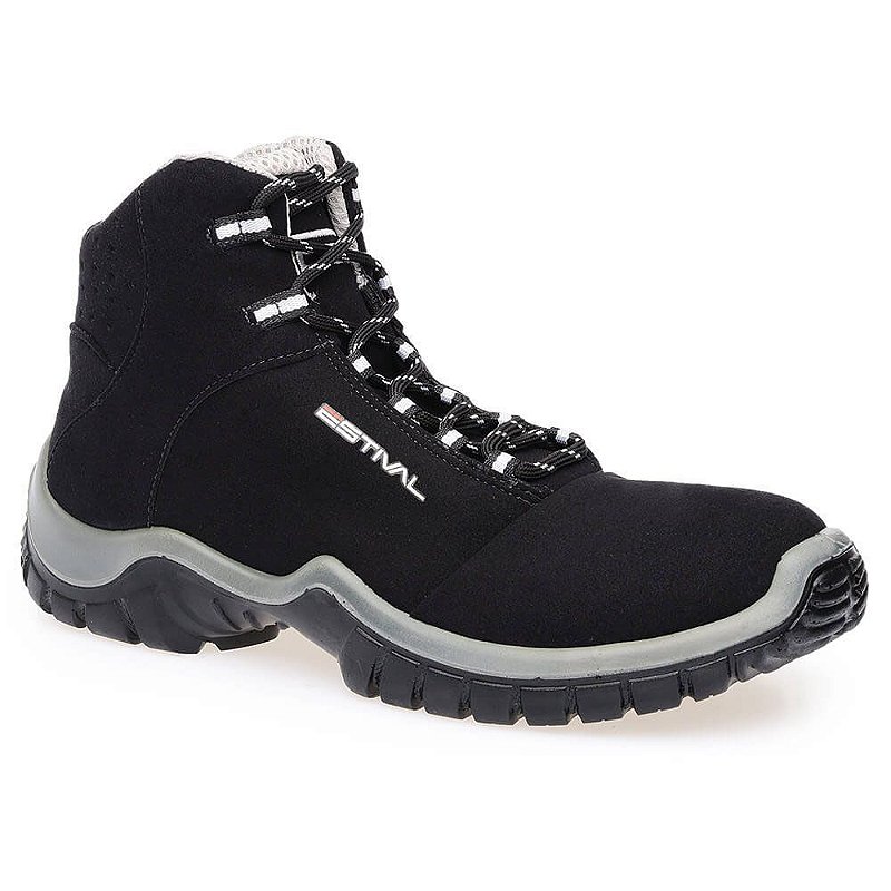 Botina de Segurança Estival Preto/Cinza En1007 Ca 44598 - Equipamentos ...