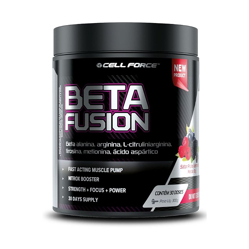 Beta Fusion 300g Frutas Vermelhas - Cell Force - Supremo Suplementos
