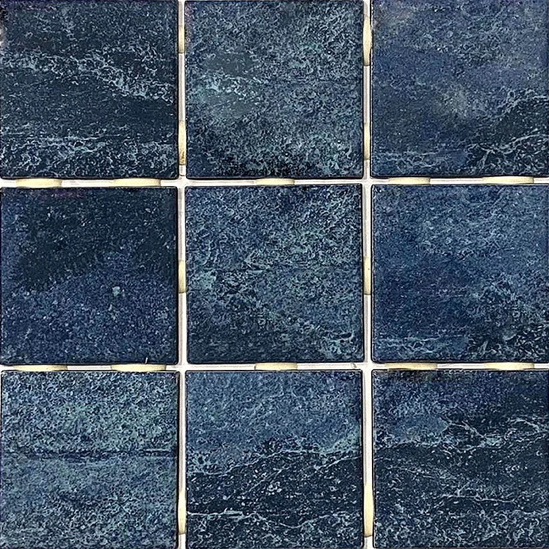 Revestimento 10X10 Sancho Blue Brilhante Telado Ceral - cx2,070 ...
