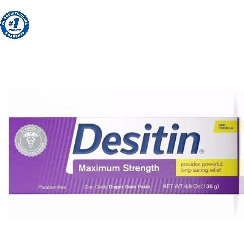 Pomada Assadura Desitin Roxa Maximun Strenght 136g - importadosdagrazi
