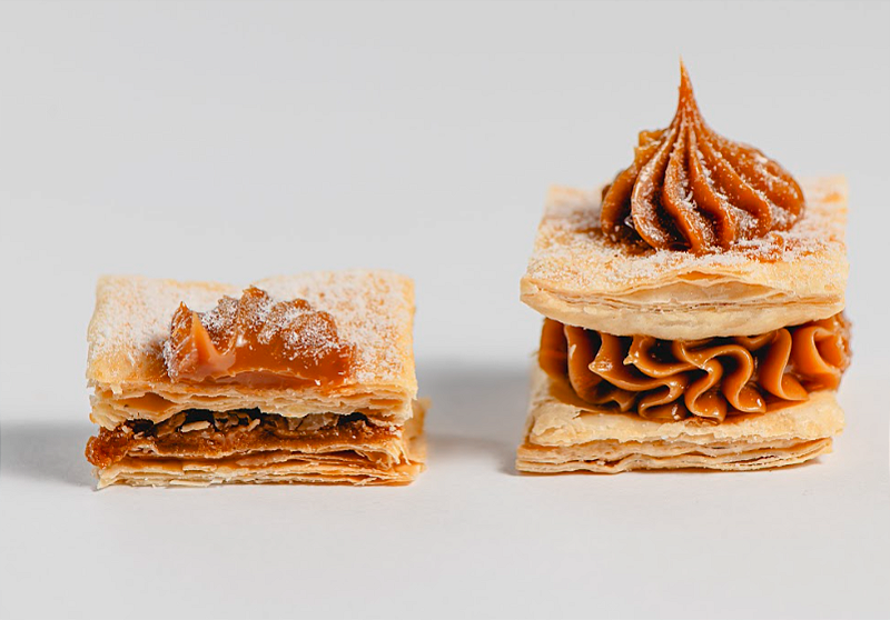 Mini Mil Folhas de Doce de leite - 20 Unidades - Raphs Patisserie