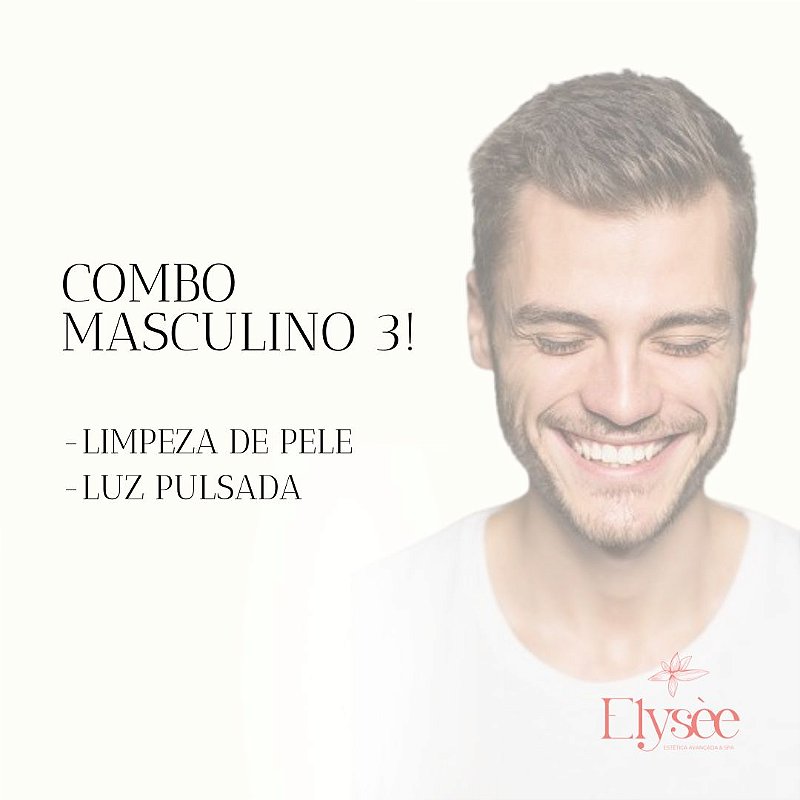 Combo masculino 3 - CLÍNICA ELYSÈE ESTÉTICA E SPA
