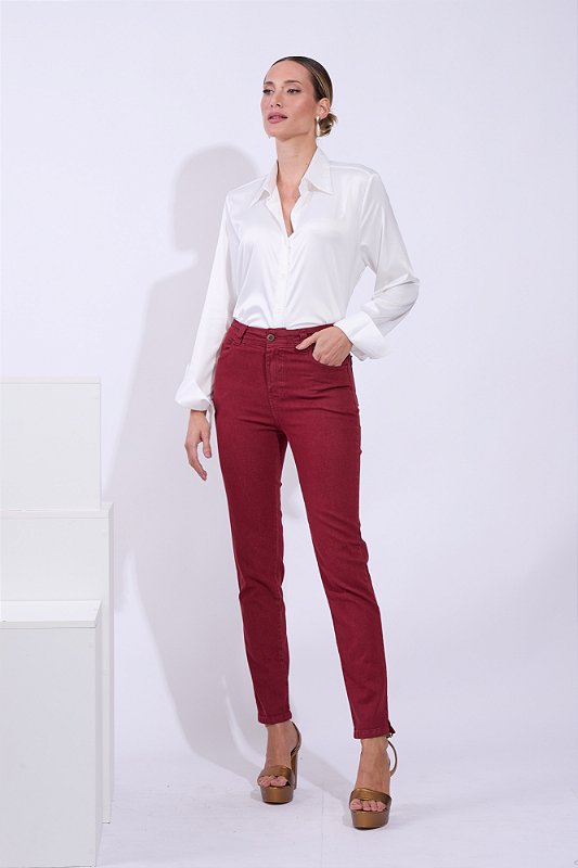 Calça Kiki Rubro - Heckel Verri • Moda feminina • Estilo atemporal