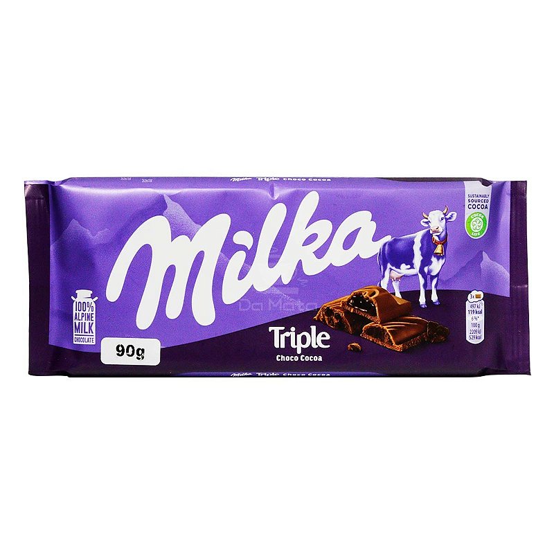 Milka Triple Chocolate Cacao 90g - Tamaru Gourmet
