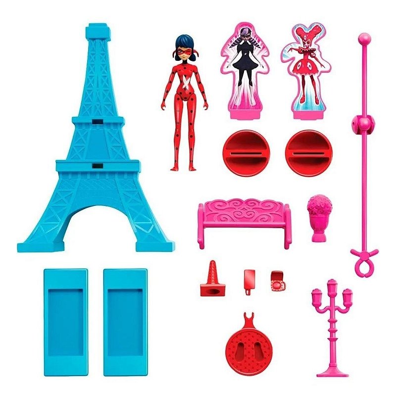 Miracolous Ladybug - Playset Torre Eiffel - Lojas França