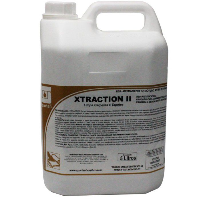 Xtraction II - 5L - Tecno Clean | Soluções Profissionais Em Limpeza