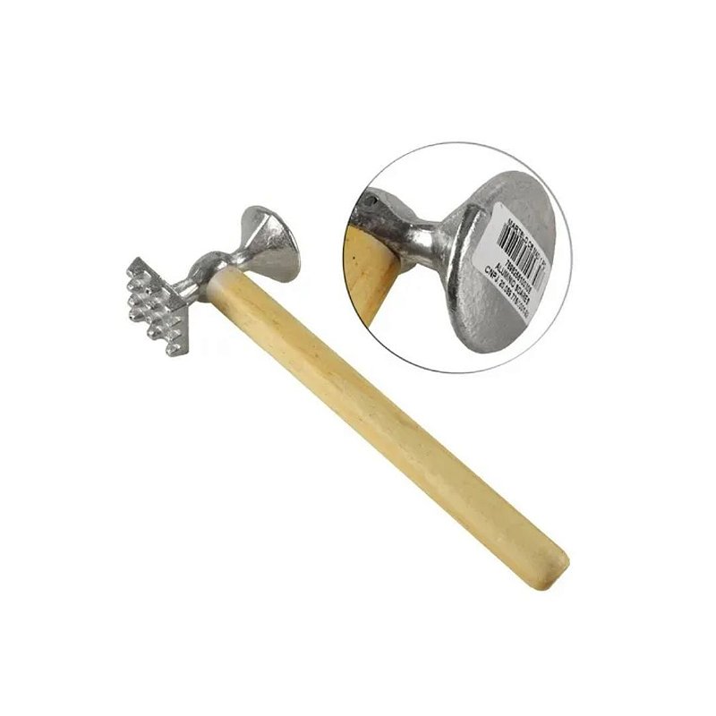 MARTELO GRANDE P/ BIFE CABO MADEIRA - Prime Utilidades