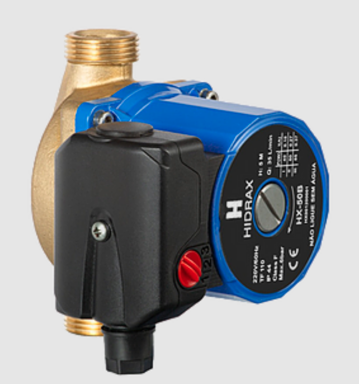 Bomba Circuladora de Água Quente HX-50B 85w 5Mca - HIDRAX (Bronze ...