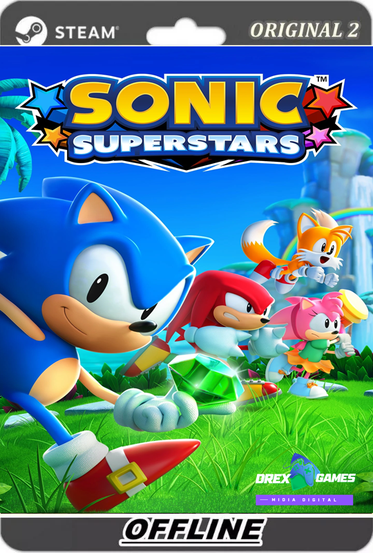 Sonic Superstars PC Steam Offline Deluxe Edition - Loja DrexGames - A ...