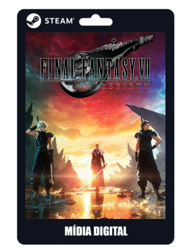 Final Fantasy VII Rebirth PC Steam Offline Deluxe Edition - Loja DrexGames - A sua Loja De Games