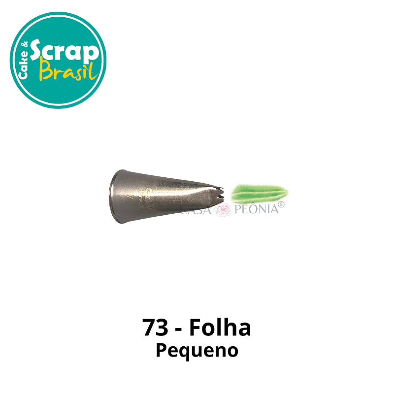 Comprar Bico de Confeitar Folha 73 Pequeno - CASA PEÔNIA