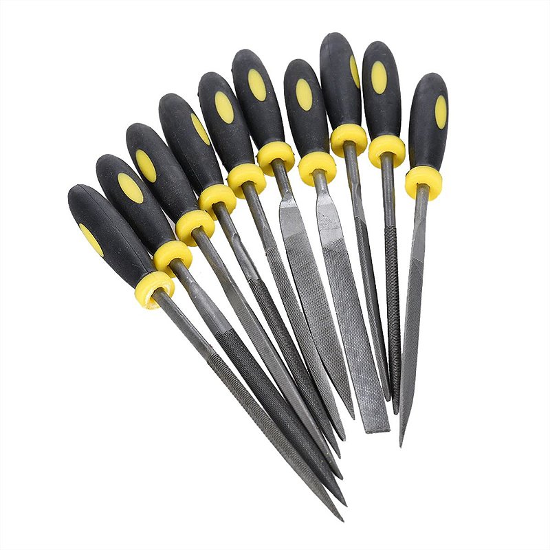 Kit De Micro Limas Profissional 140mm Com Cabo De Borracha - American ...