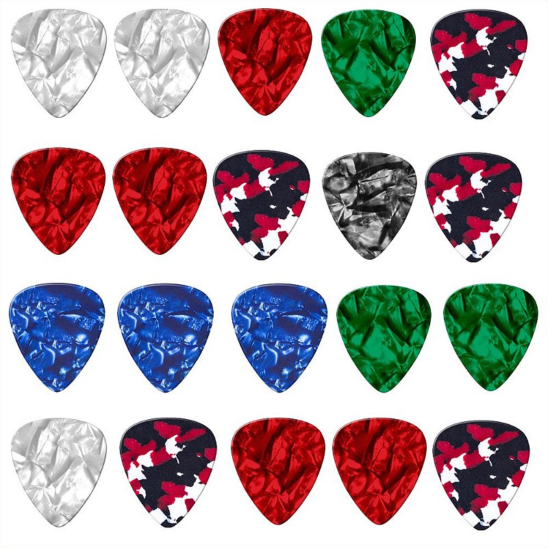 Kit 20 Palhetas Celuloide 0,46 | Palhetas | American Musical - American ...