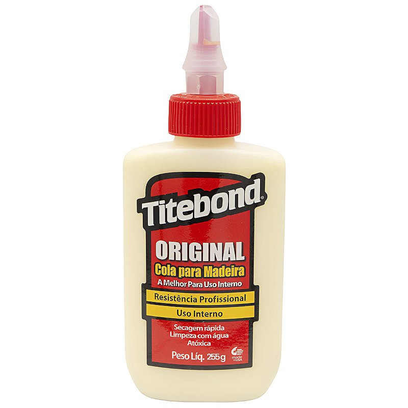 Cola Profissional Para Madeira Titebond Original 255g | Luthieria ...