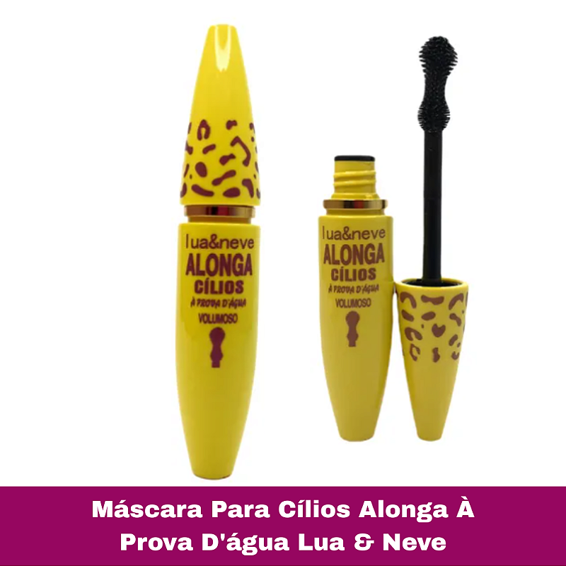 Máscara Para Cílios Alonga À Prova D'água Lua & Neve - Patricinha Preço ...