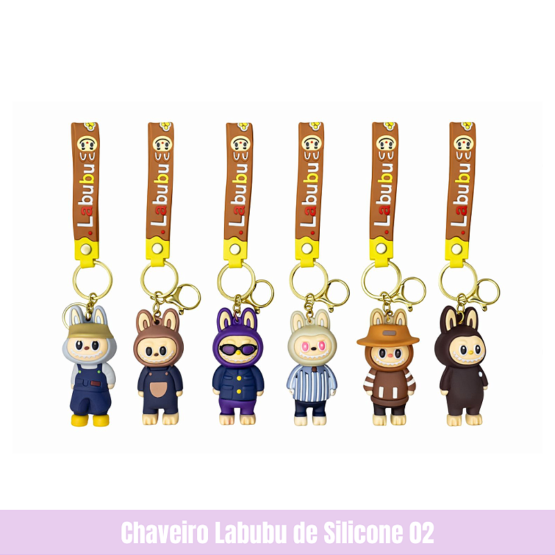 Chaveiro Labubu de Silicone 02 - Patricinha Preço Unico - Loja Completa ...